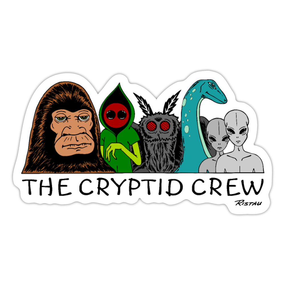 The Cryptid Crew - Sticker – Elusive Hare
